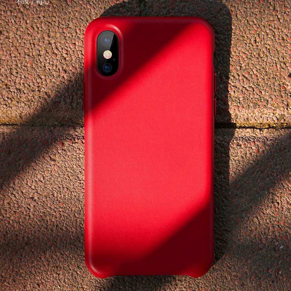 For iPhone X Case Real leather Cover For iPhone X For iPhone Covers ...