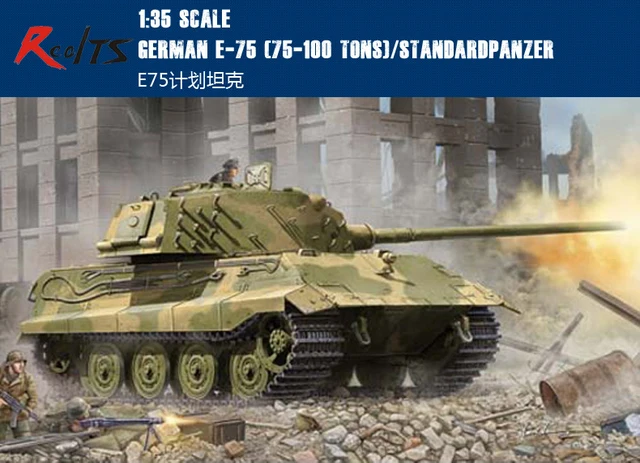 RealTS Trumpeter 1/35 01538 world war 2 Germany E75 tank kit building ...