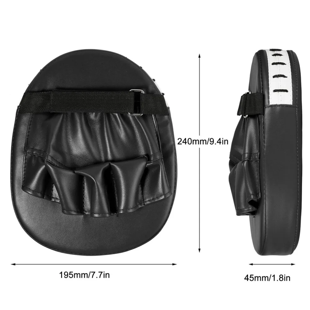 Boxing Gloves Pads Hand Target Pad Muay Thai Kick Focus Punch Pad ...