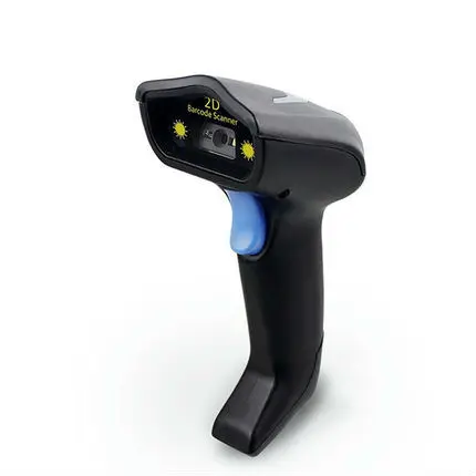 1D 2D QR PDF417 Data Matrix Barcode Scanner CCD Bar Code Reader 2.4G ...