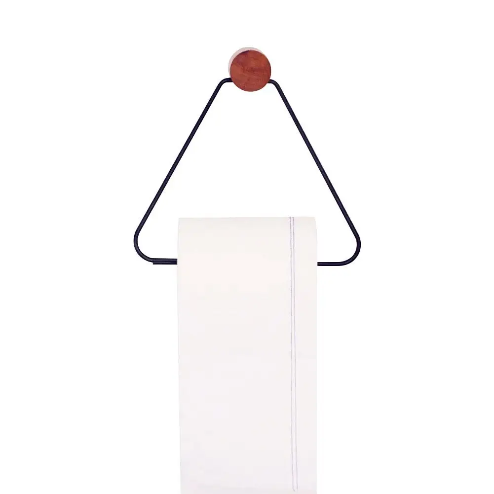 Simple triangle paper towel holder brass paper towel ring toilet toilet ...