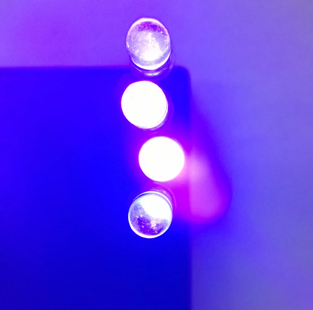 1000/Lot,High Bright LED 5mm UV LEDs beads SUPER BRIGHT Purple water ...