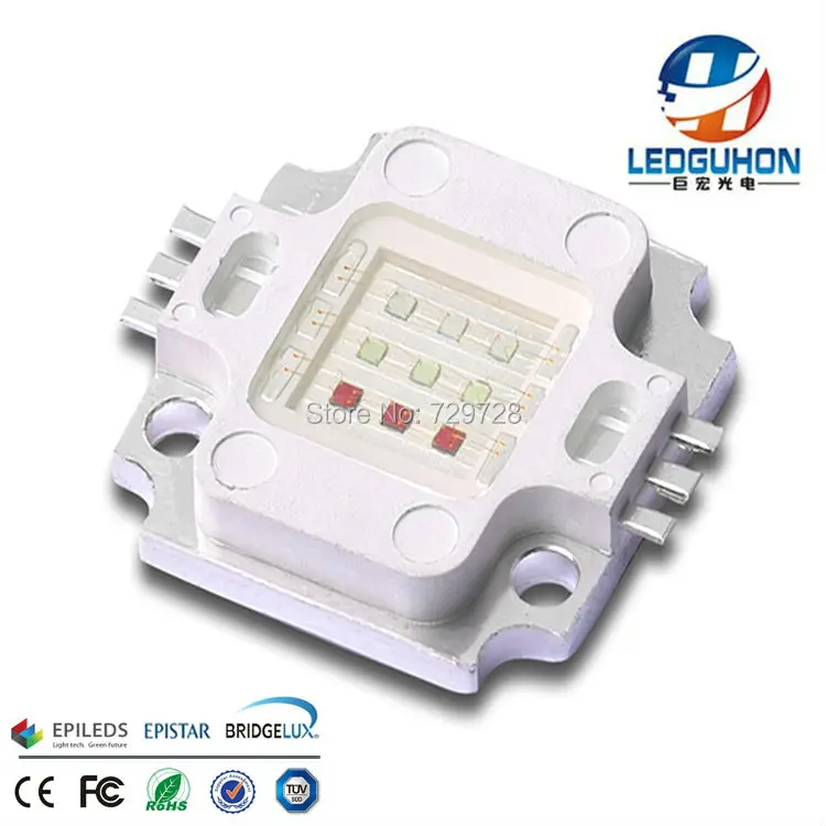 High lumen 10W RGB led diode module full color rgb led-in Light Beads ...