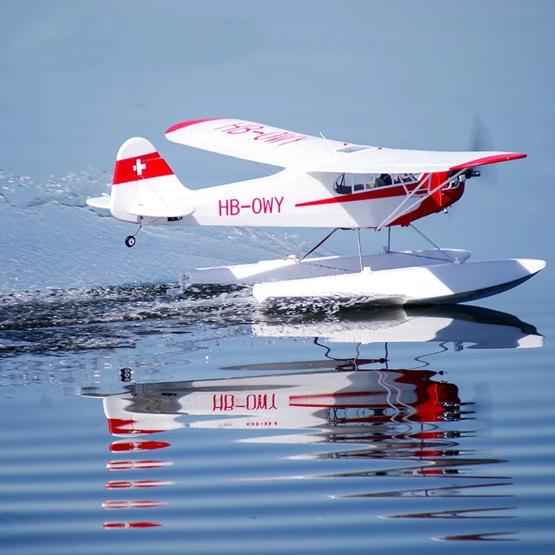 Fms 1400mm J3 Epo Rc Trainer Plane V4 With Water Float And Cnc Metal ...