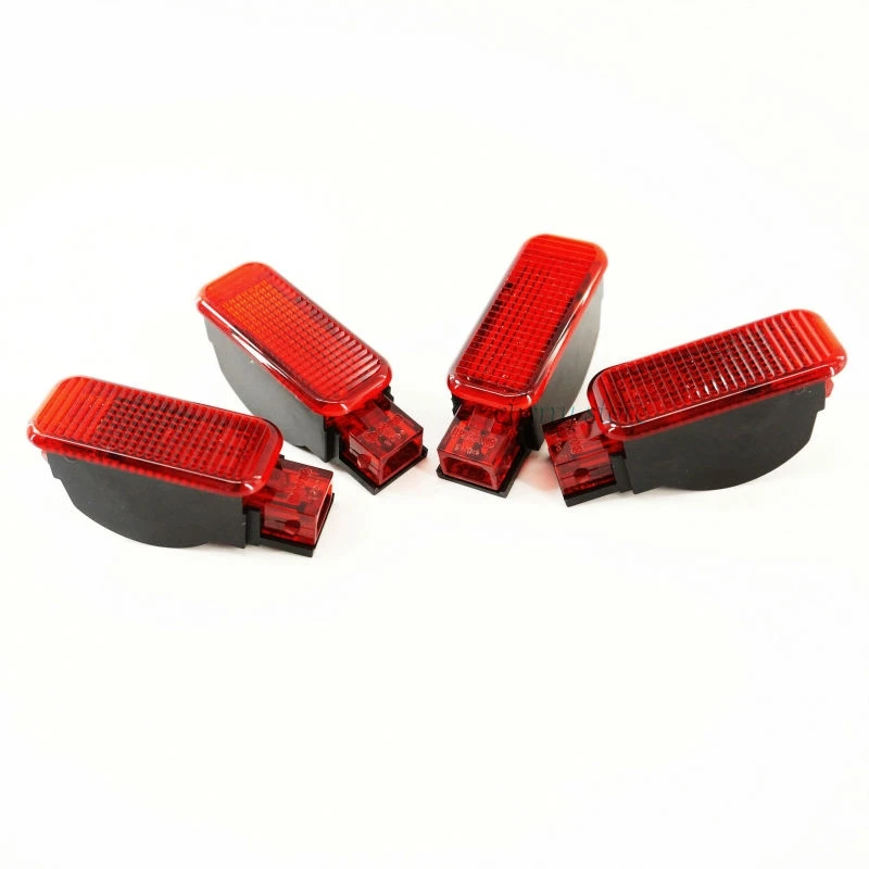 새로운 8KD 947 411 4Pcs 레드 도어 패널 경고등 도어 경고 램프, 아우디 A3 A4 A5 A6 A7 A8 Q3 Q5 ...