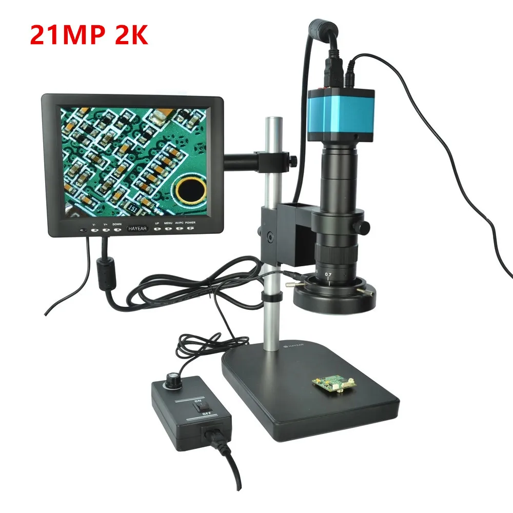 Science Education 21MP Industrial Soldering Microscope Camera 60LED ...