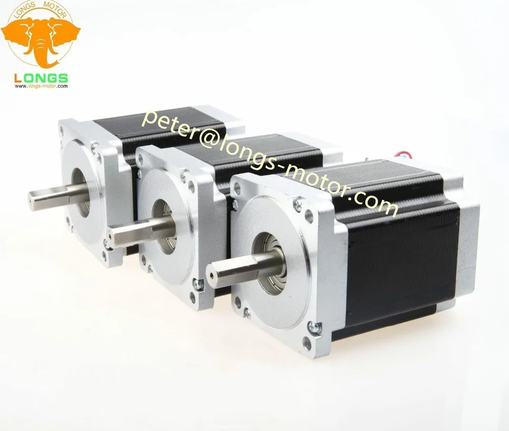 Envio alemão! Motor de passo nema 34 com 1600 oz.in 12nm, 4 cabos, a ...