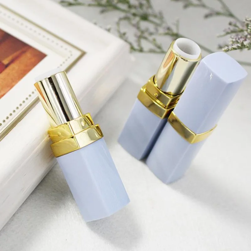 Empty Lipstick Tube Black Makeup Lips Cosmetic Containers Packaging ...