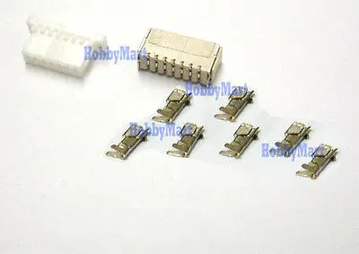 Micro Mini 1.0mm 7 Pin Connector plug Male Female, crimps x 30 sets ...