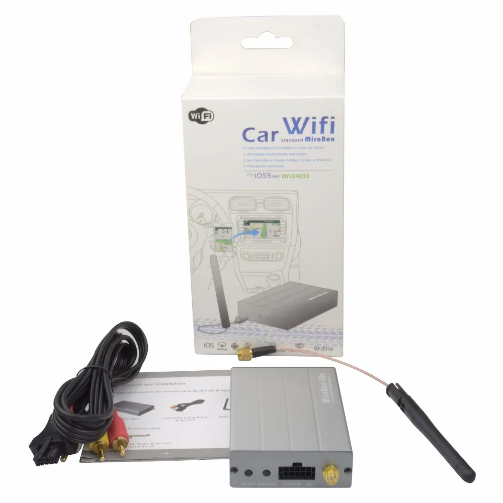 Silver mirabox car wifi box 2016 new car airplay box for iOS10 for ...