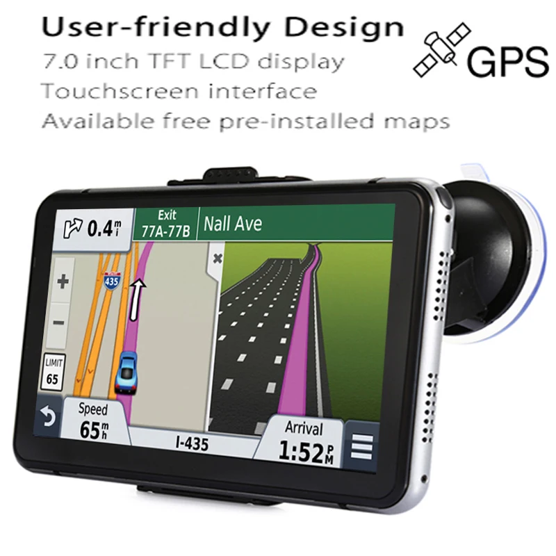 Navegação gps do carro das peças de automóvel 7 polegada hd tela lcd ...