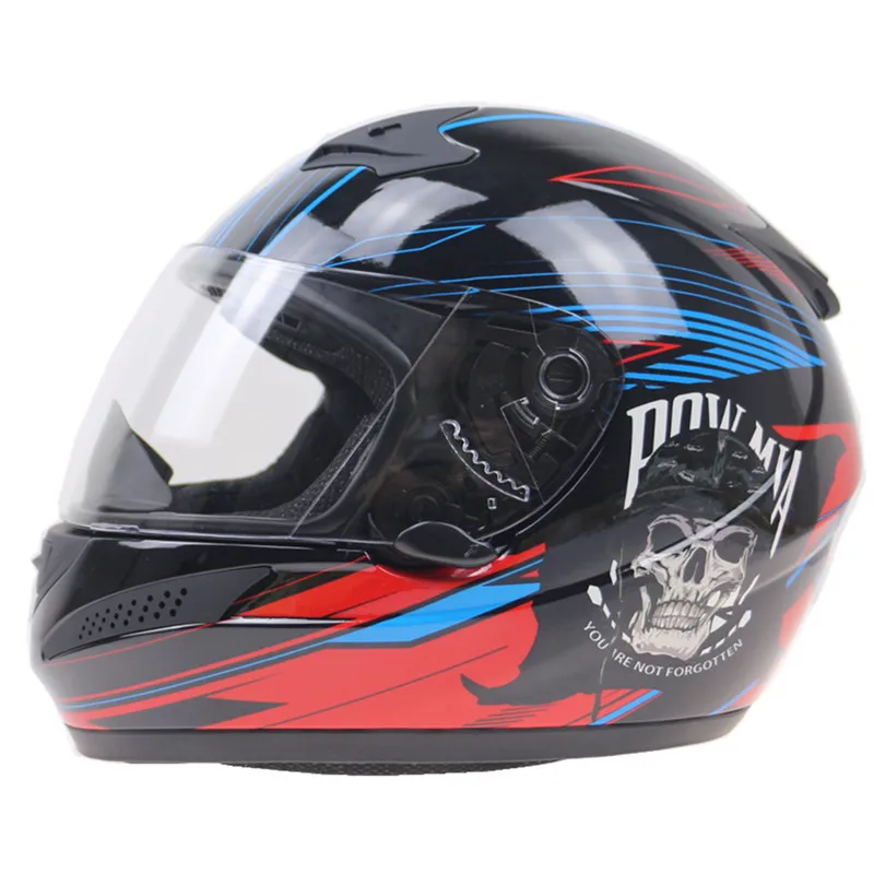 THH Flip Up Motorcycle Helmet Modular Vintage Motorbike Helmets Retro ...