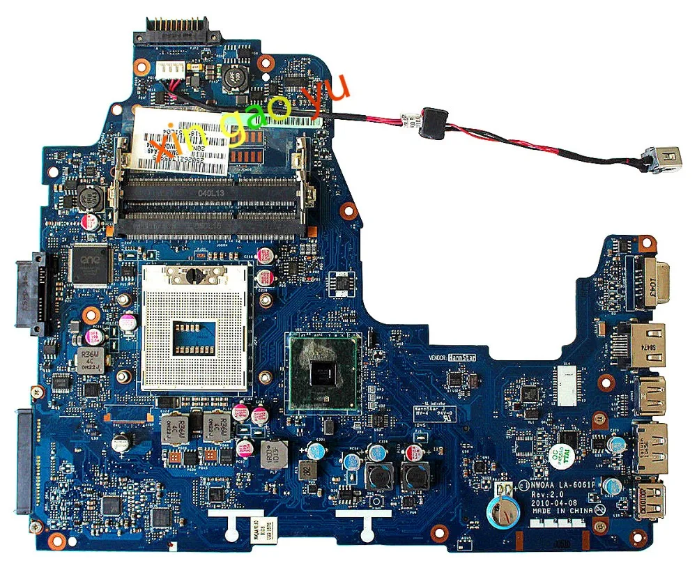 NWQAA-LA-6061P-For-Toshiba-For-Satellite-A660-A665-Laptop-Motherboard ...