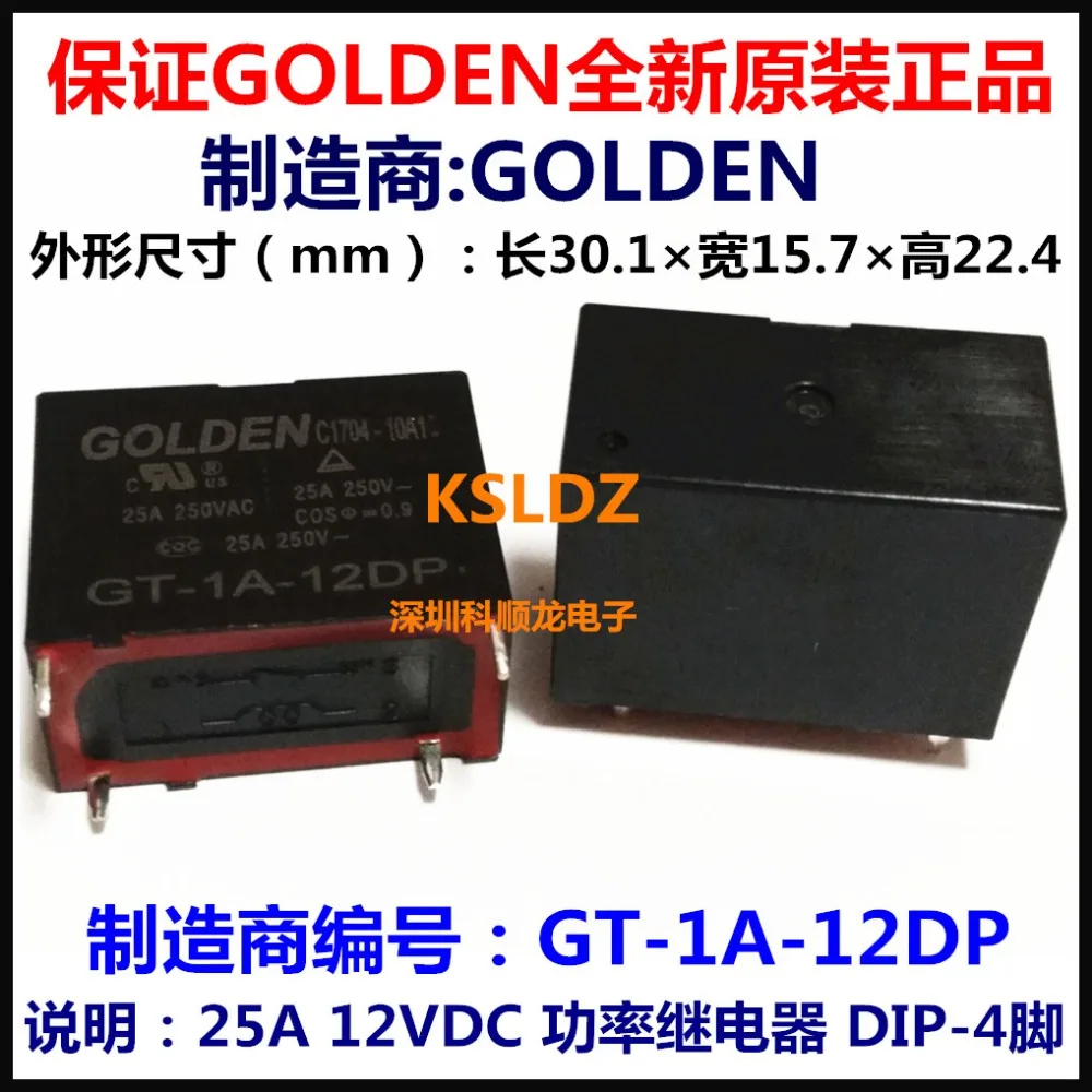 100-Original-New-GOLDEN-GT-1A-12DP-12VDC-GT-1A-24DP-24VDC-4PINS-25A ...