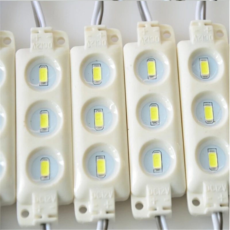 DC12V injection 3 LED Module Light SMD5630 3LED Warm White 100pcs-in ...
