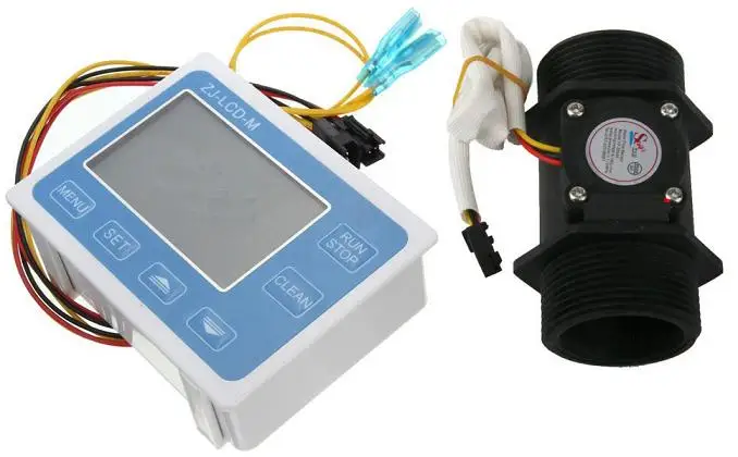 1.5 Inch Digital Water Flow Meter Measurement + Dn40 Liquid Water Flow ...