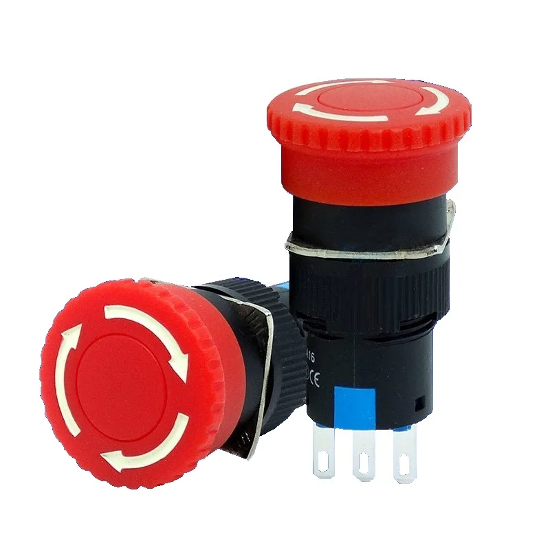 Emergency Button Switch 1nc 1no / 2nc 2no Brake Emergency Stop Switch ...