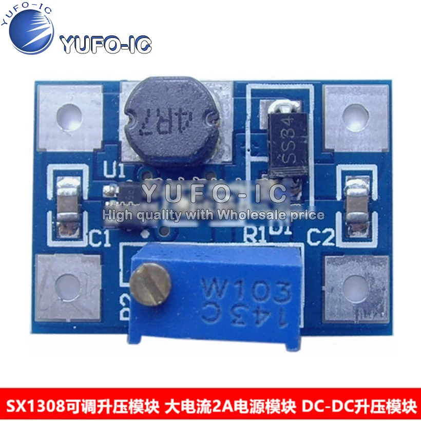 SX1308-Module-Can-Raise-Pressure-Large-Current-DC-DC-Booster-Module-2A ...