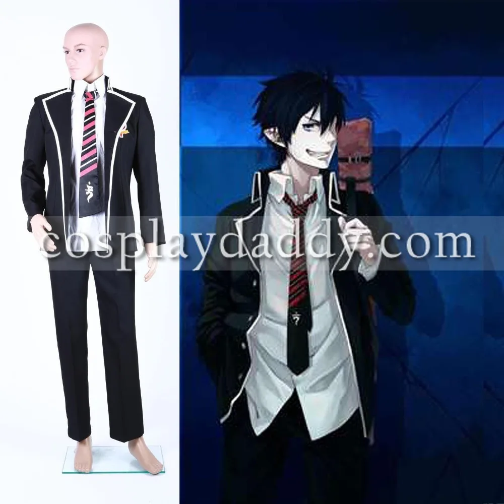 Ao no Blue Exorcist True Cross Academy Okumura Rin Uniform Cosplay ...
