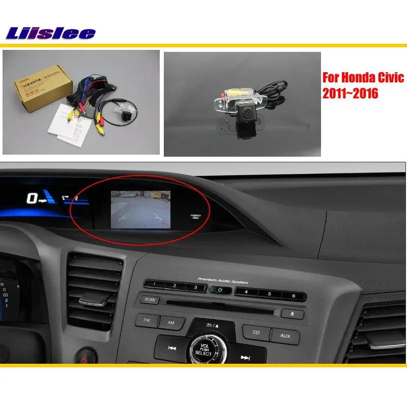 For-Honda-Civic-FB-2011-2016-Car-Rear-View-Camera-Back-Up-Parking-CAM ...