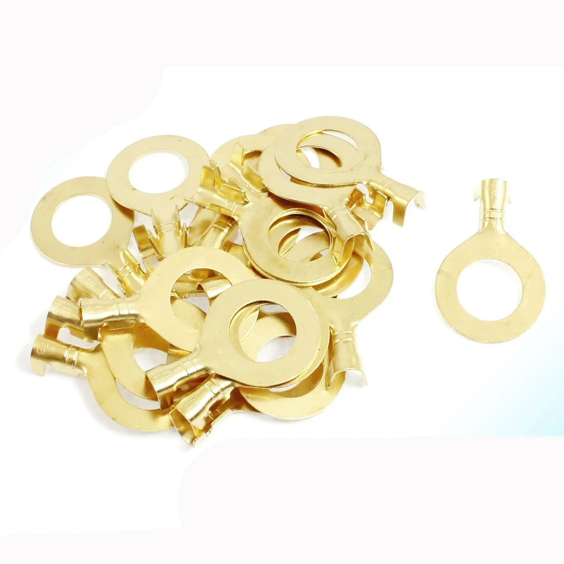 MYLB 20 Uds 5mm de diámetro De no aislado anillo conectores de virola ...