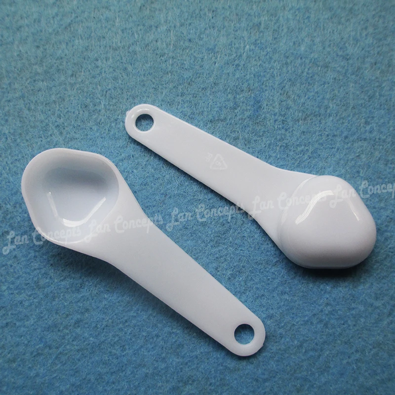 1.2g Food Grade PP Spoon 2.5ml Plastic Measuring Scoop 1.2 gram Measure ...