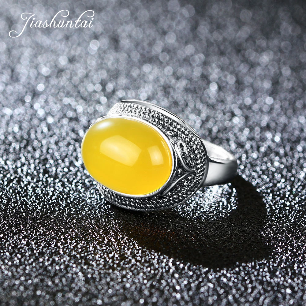 Jiashuntai Retro Thai Silver Rings Vintage 925 Sterling Silver Jewelry ...