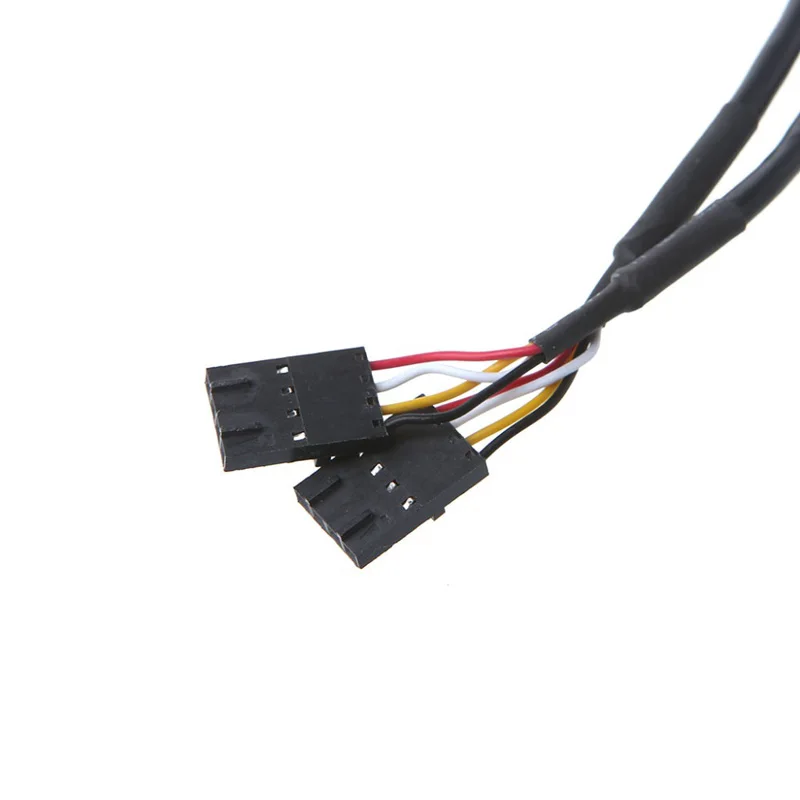 9 Pin USB Header Male 1 to 4 Female Extender USB2.0 Cable 9P Port ...