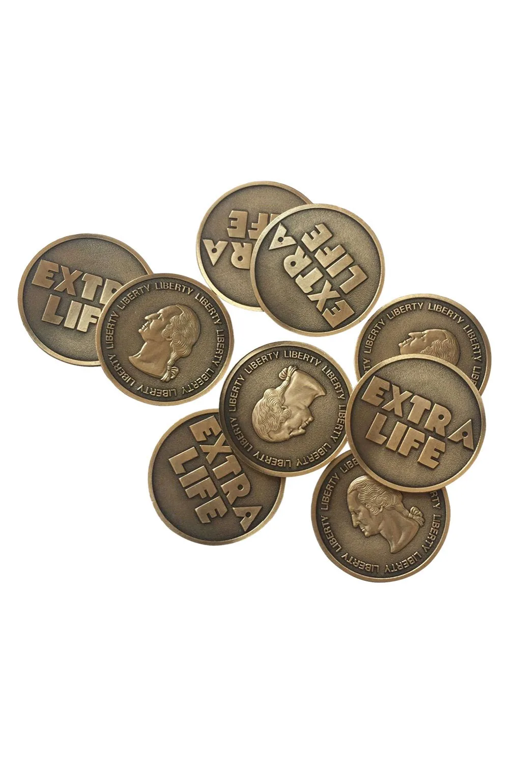 Ready Player One Extra Life Coin Quarter Cosplay Prop Pendant Badge ...