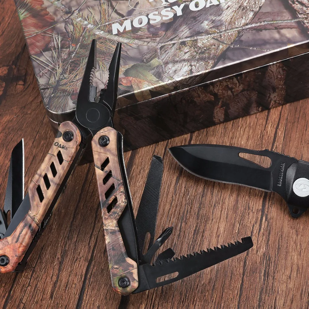 Mossy Oak 2PC Outdoor Gear Kits with Camouflage Gift Box - Rhino Camping