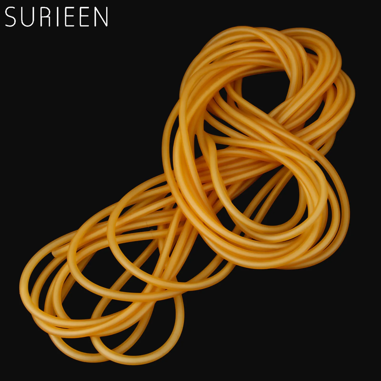 Outdoor 10m 2x5mm Strong Natural Latex Tube Slingshot Catapult Rubber ...