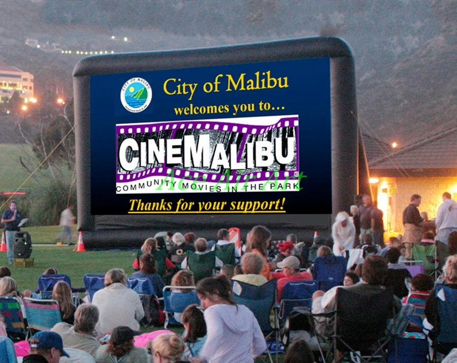 Large Outdoor Inflatable Cinema Screen, Inflatable Tv Screen For Party ...