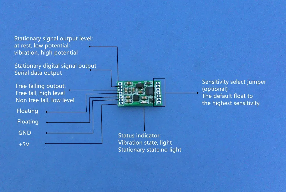 Digital Vibration Sensor Switch Module Super High Sensitivity Digital ...