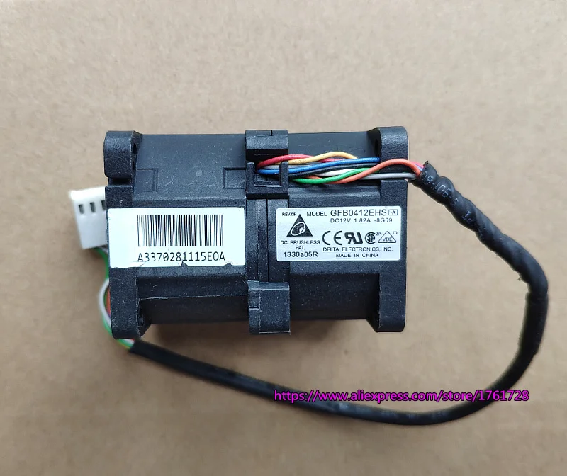 오리지널 GFB0412EHS 40x40x56mm 4cm 서보 팬, GFB0412EHS 12V 1.82A 팬, 신제품 아님 ...