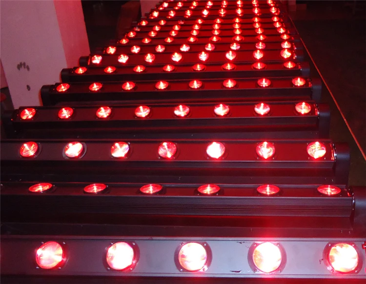 LED 8*12W rgbw 4 in 1 eight light beam full color scanning lights ktv ...