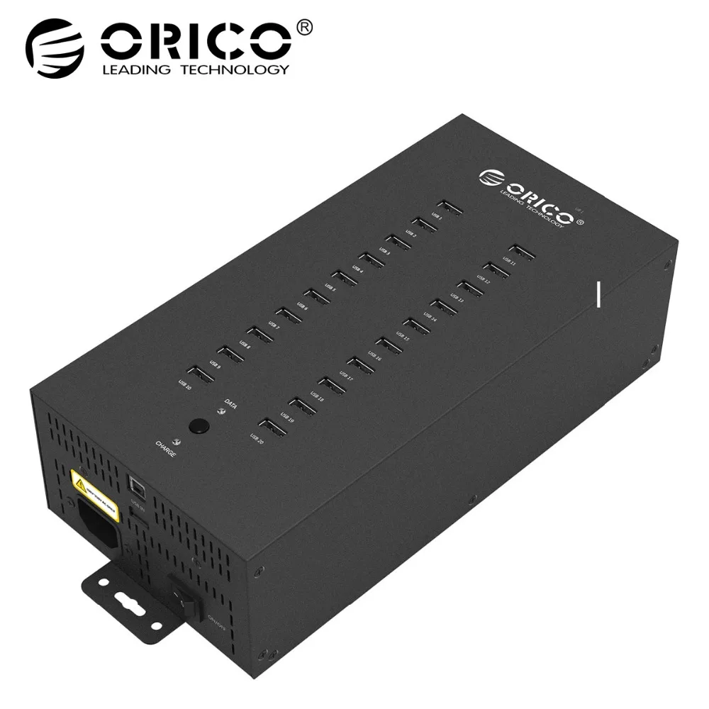 ORICO 30 Ports USB HUB Type A Industrial USB 2.0 Multi USB HUB Splitter ...