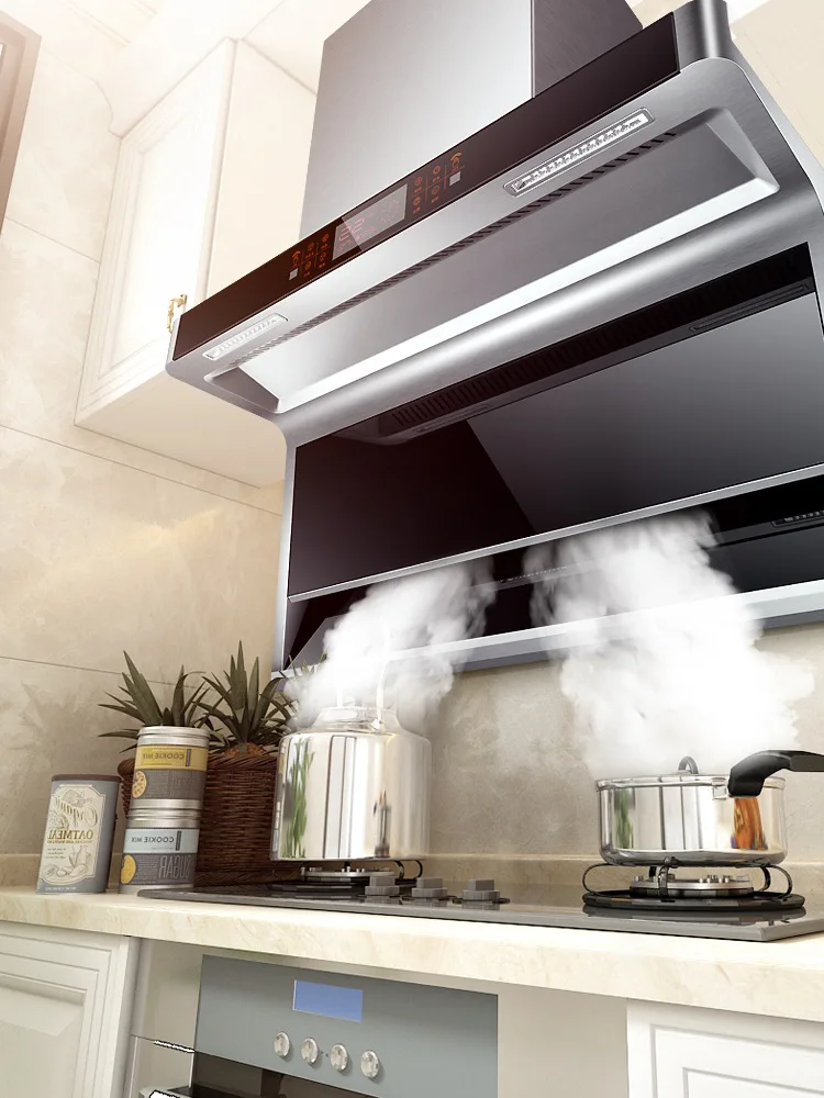 Big Automatic Lifting Kitchen Extractor Hood Range Hood Automatic ...