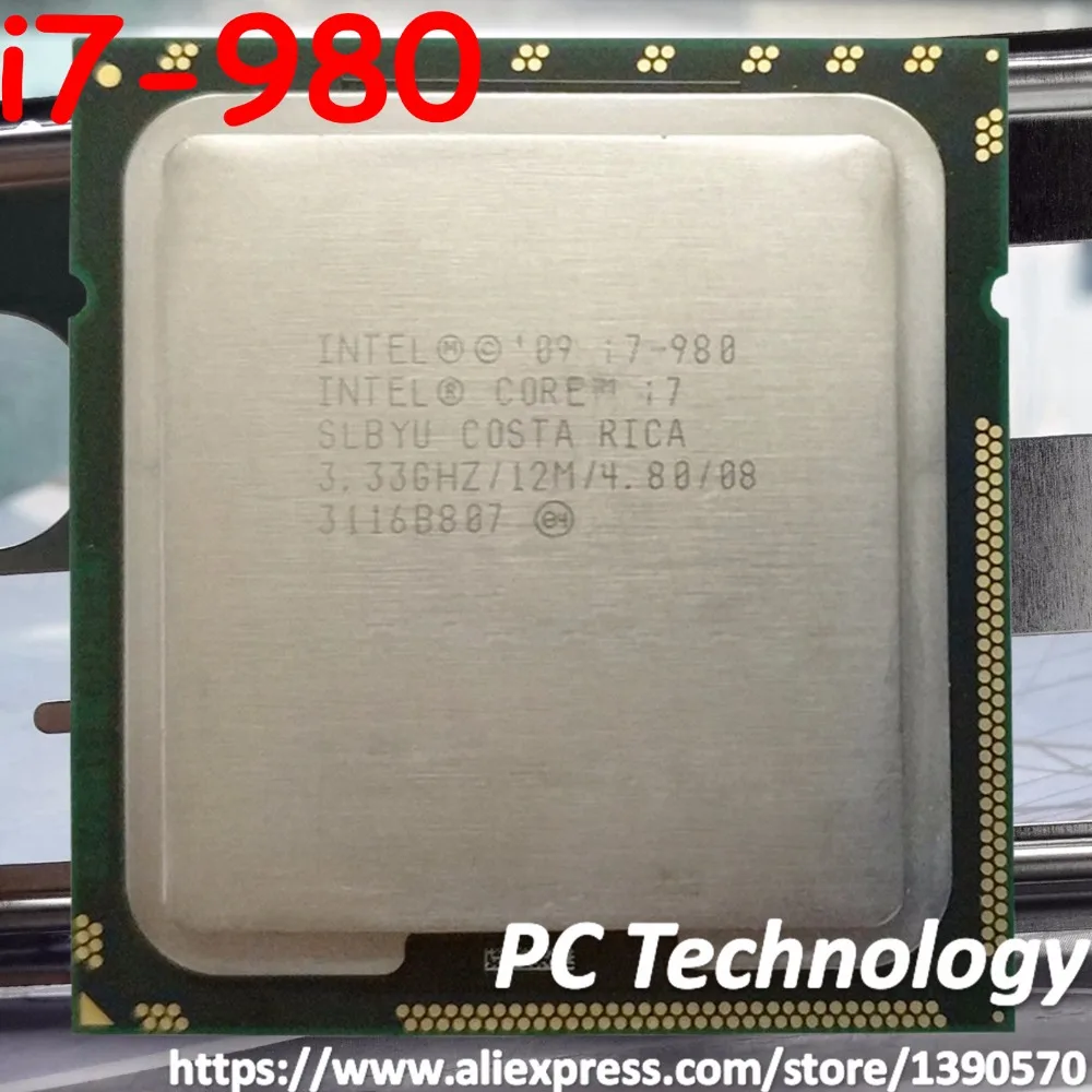 Original Intel Core i7-980 Processor i7 980 3.33GHZ 6-Core 12M Cache ...