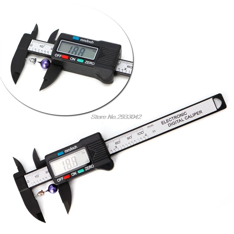 LCD Digital Electronic Vernier Caliper Gauge Micrometer Measuring Tool ...
