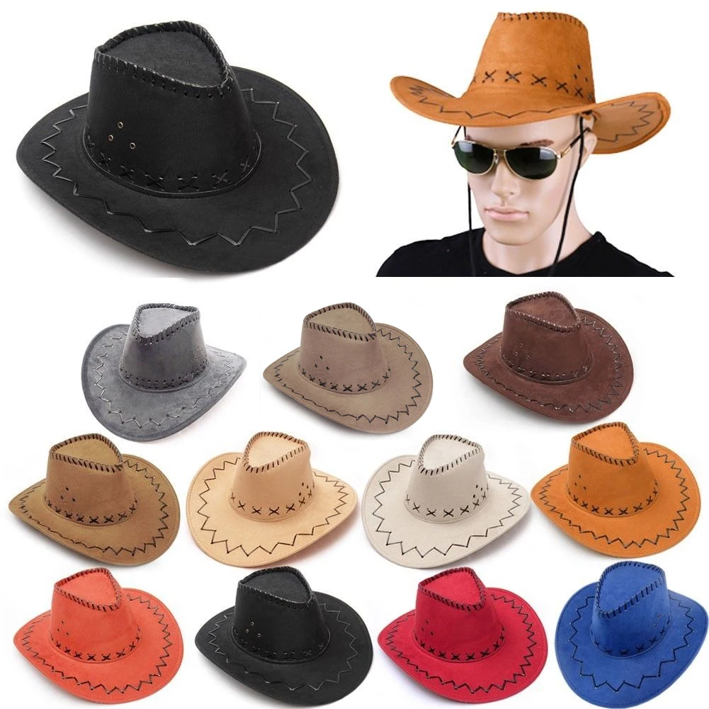 Cowboy Hat 2015 Summer Western Popular Brand Soft Faux Suede Sunscreen cowboy-hat-2015-summer-western-popular-brand-soft-faux-suede-sunscreen