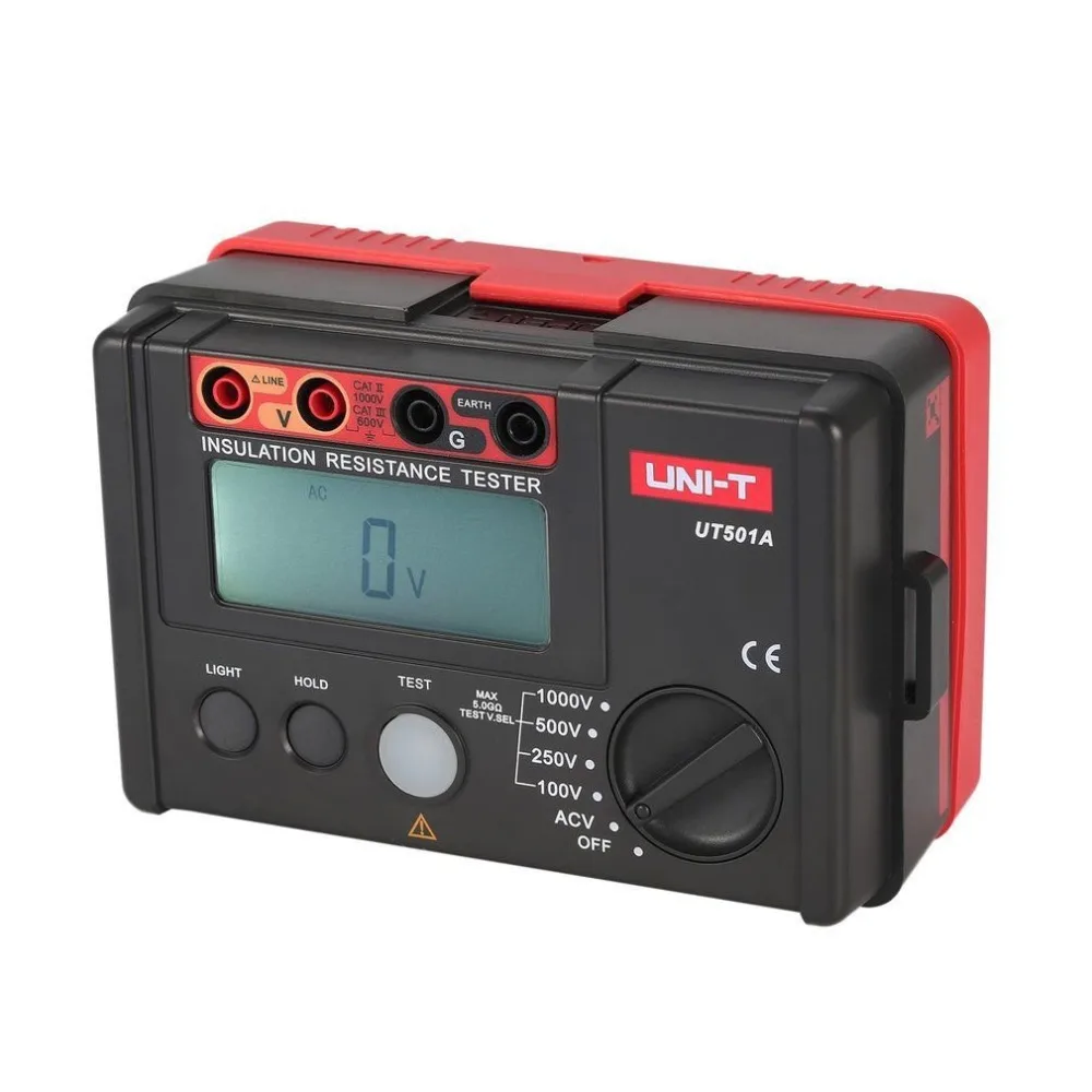 UNI-T UT501A 1000V Insulation Resistance Meter Ground Tester ...
