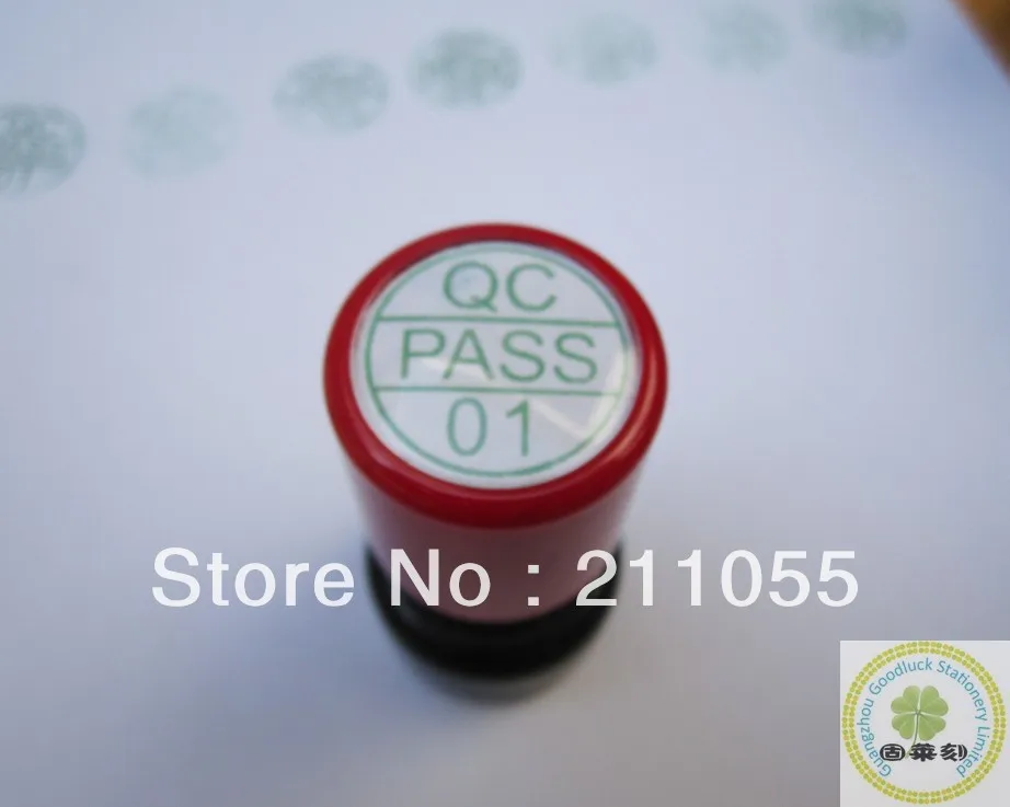 Quality Inspection/QC Passed Plastic Pre inked Stamp|stamp part ...