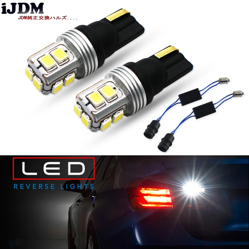 iJDM H21W LED CAN bus Error Free BAY9S LED Lighting For 2017 up BMW G30 ...