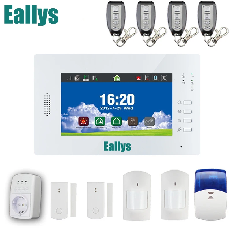 868mhz Double network alarm gsm&land line home alarm system, telephone ...