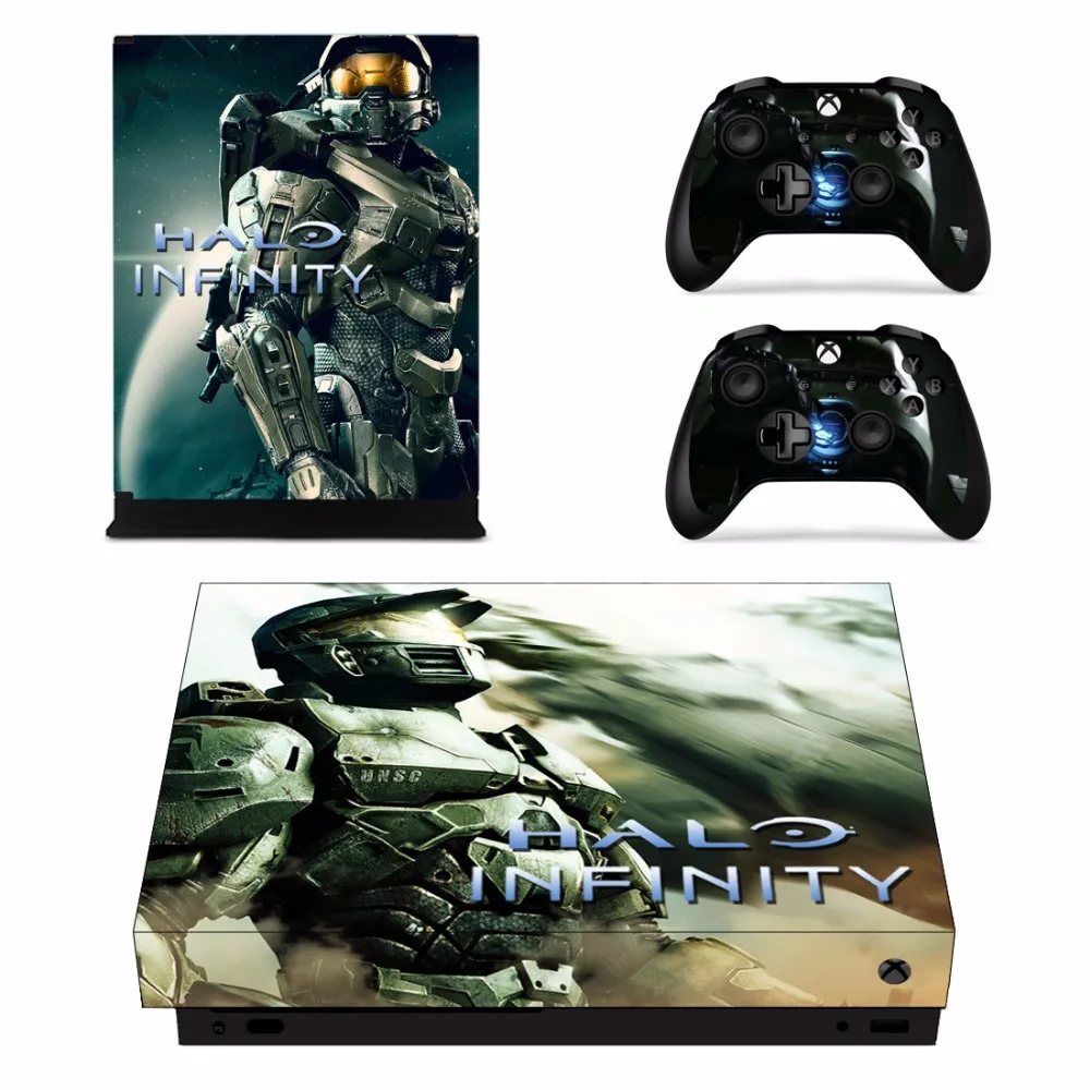 Halo Infinite Skin Sticker for Xbox One X Console and 2 Controllers ...