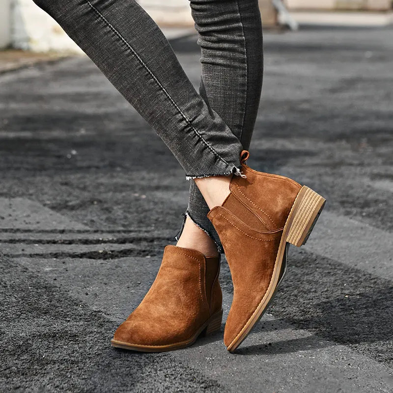 Flat Ankle Boots For Women
