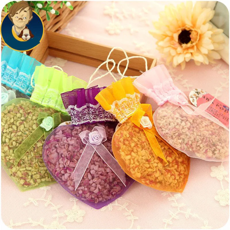 2Pc Aromatherapy Bag Bedroom Drawers Portable Car Vermiculite Romantic ...