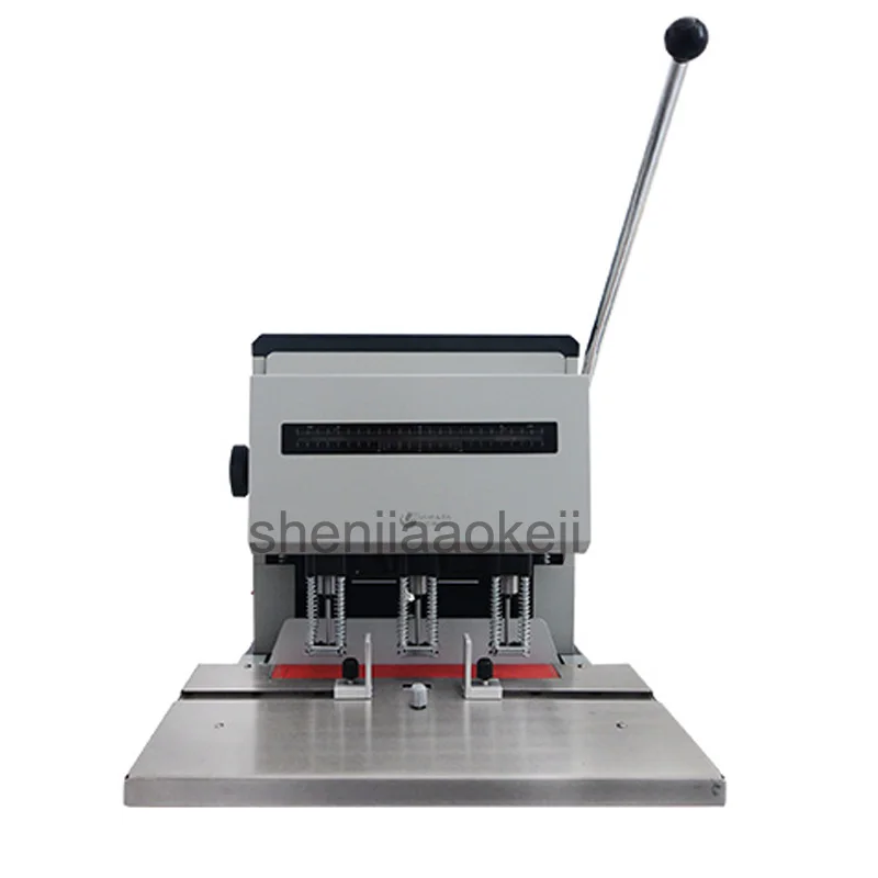 Electric-three-hole-drilling-machine-financial-document-binding-machine ...