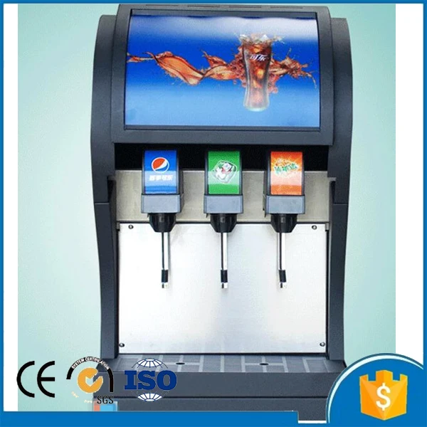 Commercial soda water cola fountain maker machine with syrup pump 220v ...