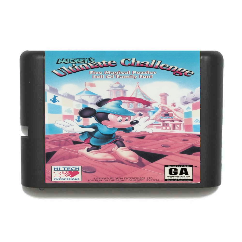 Mickey's Ultimate Challenge 16 bit MD Game Card For Sega Mega Drive For ...
